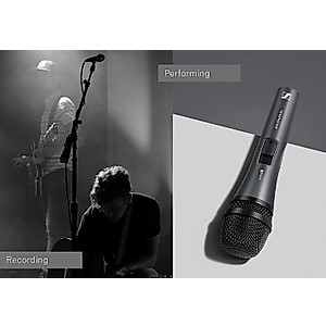 Sennheiser Pro Audio Sennheiser Professional E 835-S Dynamic Cardioid Vocal Microphone with On/Off Switch