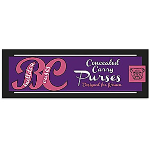 Bulldog Cases Hobo Style Purse with Holster, Taupe with Tan Trim, Large