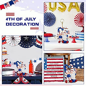 Zonling 4th of July Decorations Patriotic Gnomes - Gnomes Figurines Gift for Independence Day Memorial Day Presidents Day Veterans Day Armed Forces Day
