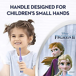 Oral-B Pro-Health Jr. Battery Powered Kid's Toothbrush Featuring Disney's Frozen, Soft, 1 ct & Disney Princess Power Kid's Toothbrush 1 Count Characters May Vary