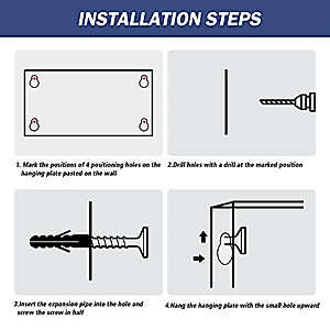 TIDIHAUSET Pegboard, Tool Storage Panel Board Rack for Storage, 16in x 32in Wall Organizer in Silver