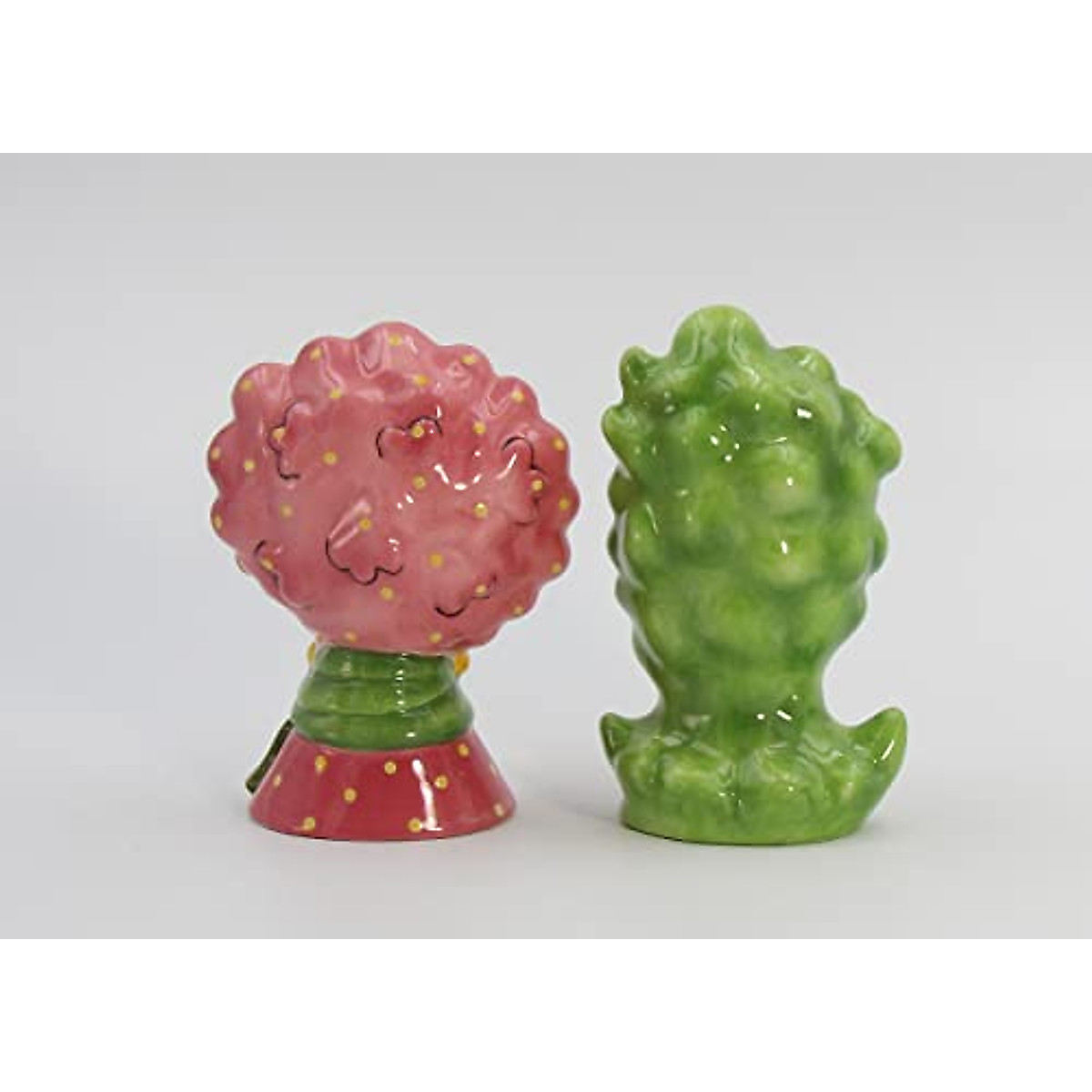 Fine Ceramic Dollymamas African American Black Fashion Lady with Sunglasses Salt & Pepper Shakers Set, 4-3/8" H