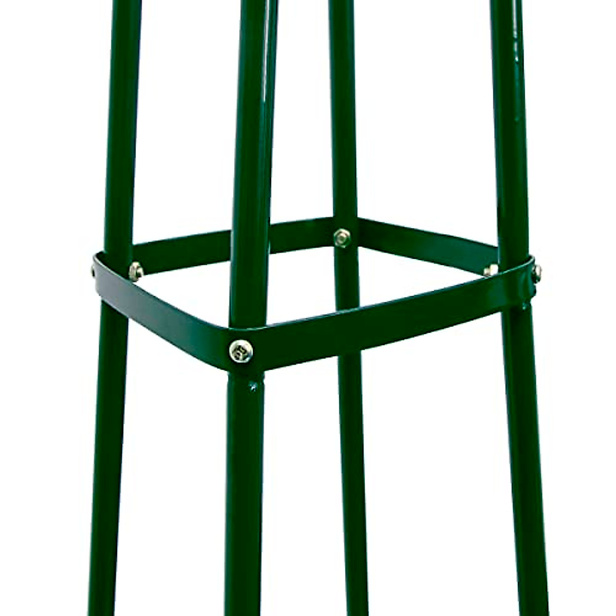 Relaxdays Obelisk Climbing Plant Support Garden Trellis 200cm, Green