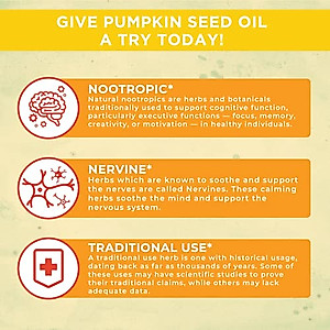 Pumpkin Seed Oil Liquid Drops by MaryRuth's | 2 Month Supply | Sugar Free | USDA Organic Pumpkin Seed Oil for Men & Women | Urinary Tract Support | Hair & Skin Health | Vegan | Gluten Free | 1 Fl Oz