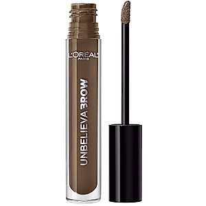 L'Oreal Paris Unbelieva-Brow Longwear Waterproof Tinted Brow Gel, Smudge-resistant, Transfer- Proof, Quick Drying, Easy and quick application with precise brush, Brunette, 0.15 fl. oz.