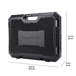 Amazon Basics 3/8-Inch Drive 6 Point Impact Socket Set with Carrying Case - 44-Piece