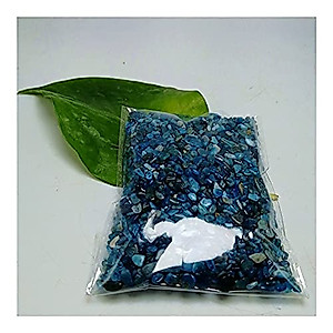 FUFIZU 50-100g Degaussing Stone Minerals Fish Tank Natural Crystal Gravel Stones Decorative Tumbled Stone Beautiful SHENGYUYIN (Color : Apatite 2, Size : 100g)