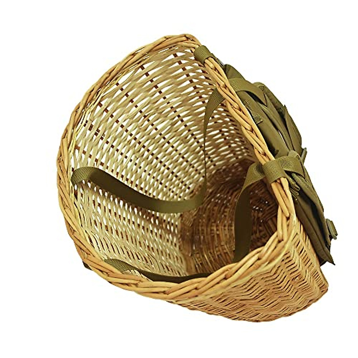 Acropolis Mushroom Foraging Bag - Wicker Basket for Adults and Kids - Haversack Bushcraft Bags - Gardeners Harvest Basket - Forage Pouch for Hiking, Morel Mushrooms, Camping, Hunting, X-Large, PHG-5