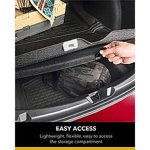 3D MAXpider Custom Fit Kagu Black Cross Fold Cargo Liner Compatible with Toyota Gr Supra 2020-2025 - Cargo Liner