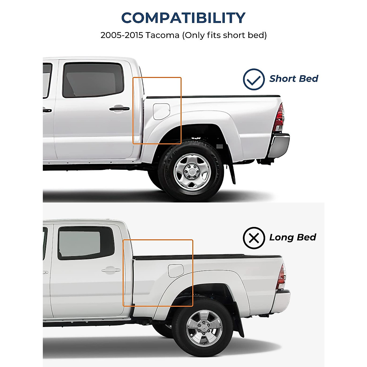 ISSYAUTO Gas Cap Holder Compatible with 2005-2015 Tacoma 2nd Gen Fuel Cap Holder, Only Fits Short Bed