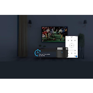 BroadLink RM4 Mini IR Universal Remote Control, Smart Home Automation Wi-Fi Infrared Blaster for TV Air Conditioner STB Audio, Works with Alexa, Google Home, IFTTT