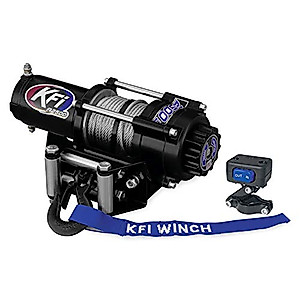 KFI A2500-R2 2500lb Winch & 102175 Winch Mount kit Compatible/Replacement for 2014-2021 Rancher TRX420 FM