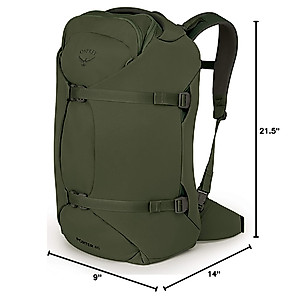 Osprey Porter 46 Travel Backpack, Haybale Green