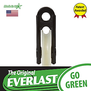 Everlast #70 Utility Pulley with 2 1/2" Wheel (Pack of 2 ea), Useful for Many Applications Including clotheslines and Exercise. Rust Proof Pulleys for Pulley Clothesline Systems
