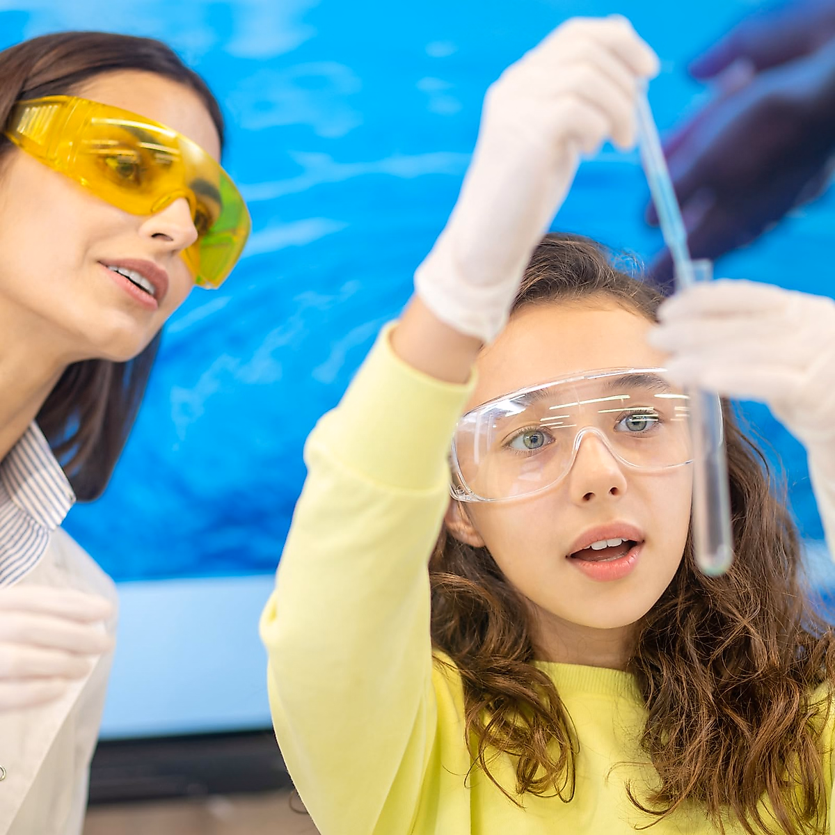 PATIKIL Graduated Dropper Pipettes Kit, 3 Pack 1ml Borosilicate Glass Pipette with Rubber Squeeze Bulb for Transfer Liquid for Lab, Chemistry, Clear