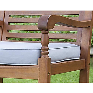 northbeam Nantucket, Natural Colour Stain with Grey Rocking Chair with Cushion