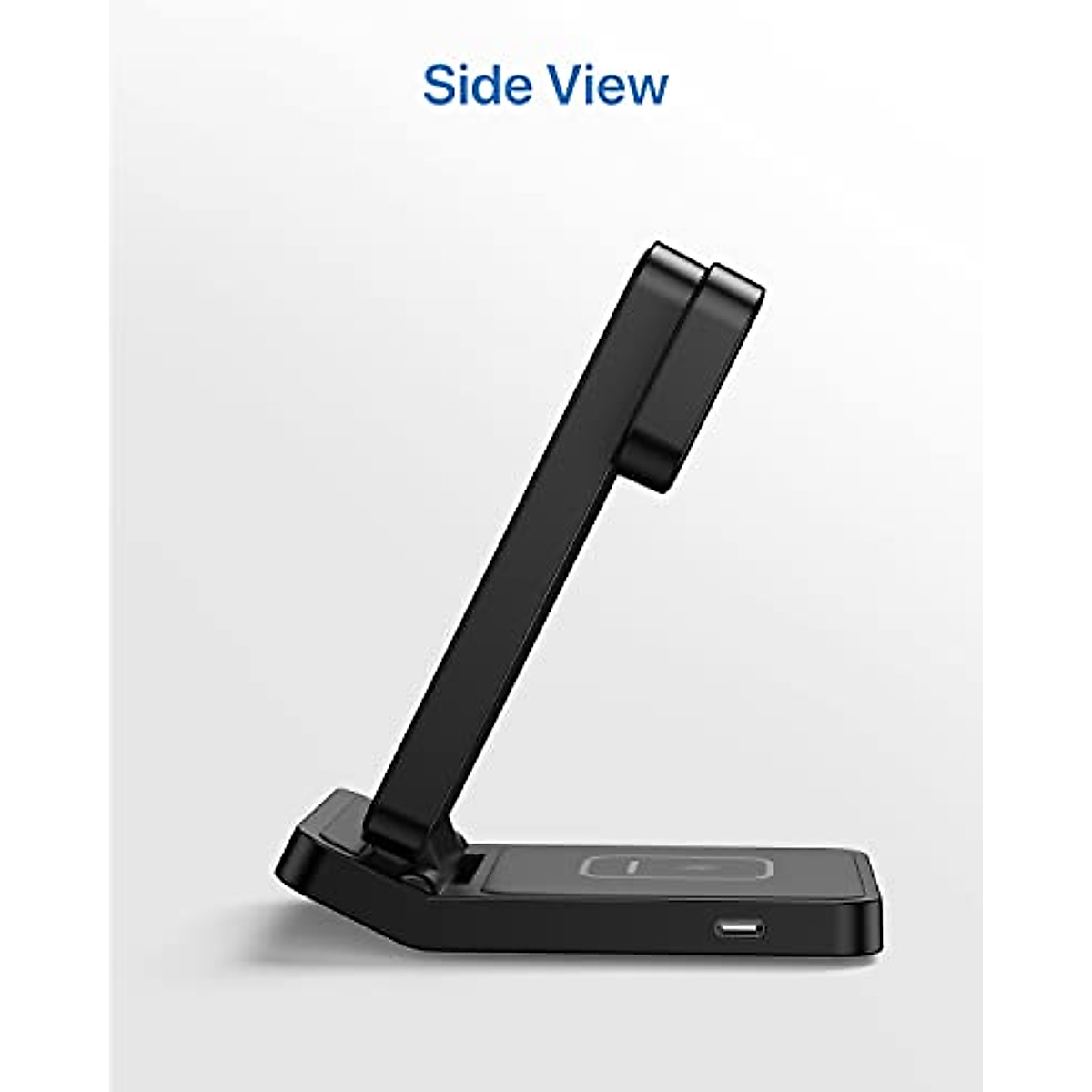 Intoval Charging Station for Apple iPhone/Watch/Airpods, 3 in 1 Foldable Wireless Charger for iPhone 14/13/12/11/XS/XR/XS/X/8, iWatch 8/Ultra/7/6/SE/5/4/3/2, Airpods Pro2/Pro1/3/2/1 (F3,Black)