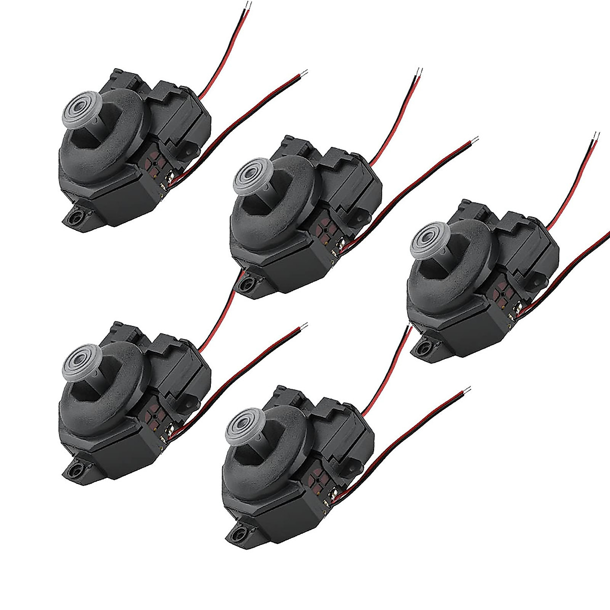 fosa 5Pcs Controller Analog Stick 3D Joystick/Thumbstick Replacement for 64 Controller Repair N64 Thumbstick Pad Gamepad
