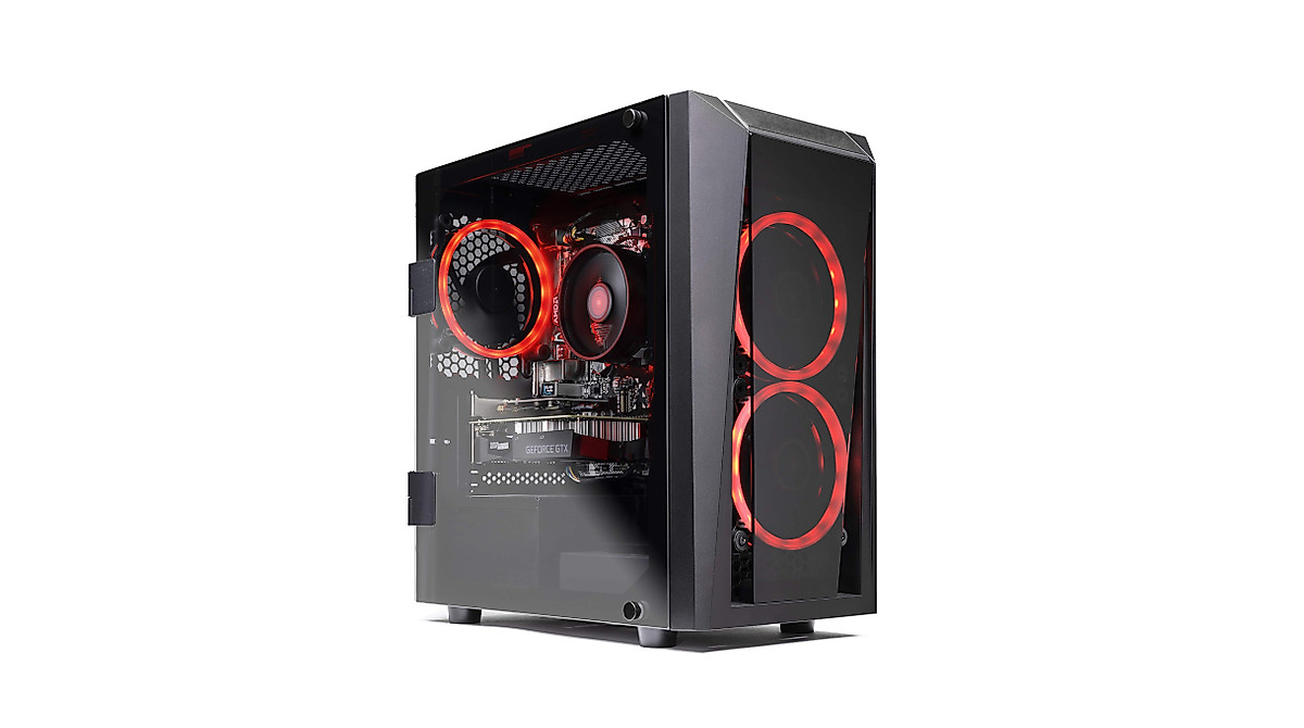 SkyTech Blaze II Gaming PC Desktop - Ryzen 5 & GTX 1660 | Fast & Powerful