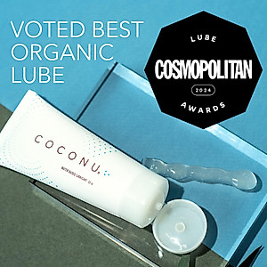 Coconu Water Based Personal Lubricant | Vegan | for Couples, Men, Women and Personal Use | Cruelty Free, Edible, Hypoallergenic | 3.0 oz