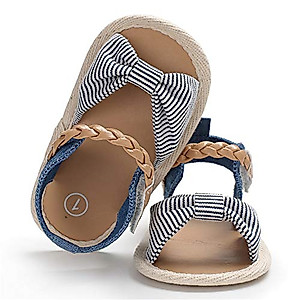 Baby Girl Sandals Summer Crib Shoes Bowknot Soft Sole Infant Girls Princess Dress Flats First Walker Shoes