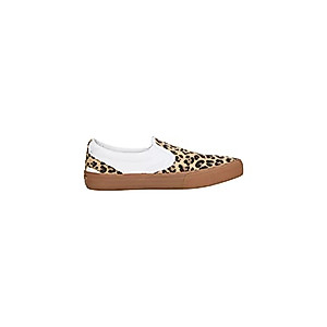 Hurley Women's Kayo Canvas Sneakers, Leopard/White, 8