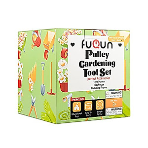 FUQUN Treehouse Accessories for Kids,Pulley with Bucket Cable, Kids Playhouse Accessories, Pulleys for Kids, Pirate Ship Accessories Outdoor, Playhouse Game Accessories, Bucket for Treehouse (Blue)