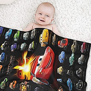 Cartoon Fleece Blanket Throw Lightweight Super Soft Microfiber Cozy Luxury Bed Couch Fuzzy All Season Blanket 50"x40" in