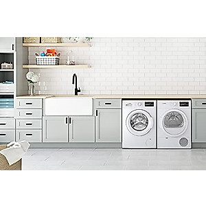 Bosch 300 Series 24-Inch Condensation Dryer - ENERGY STAR - WTG86403UC - White