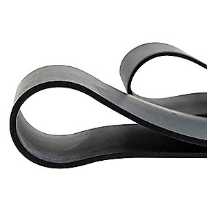 LINE2design Firefighter Helmet Bands - Heavy Duty Rubber Helmet Band Fits For Modern & Traditional Style Fire Helmets Pack of 3 - Black - Made in USA