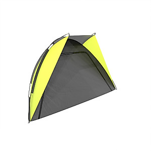 Beach Tent and Sun Shelter - Water and Wind-Resistant Shade Canopy for UV Protection - Easy Set-Up Tent with Carry Bag by Wakeman (Yellow)