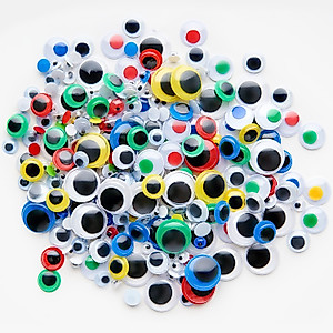 ARTEZA Googly Eyes, 3000 Pieces, Variety of Sizes, Craft Supplies for Creating Puppets, Pet Rocks, Photos, and Dolls, Easter Egg Arts and Crafts