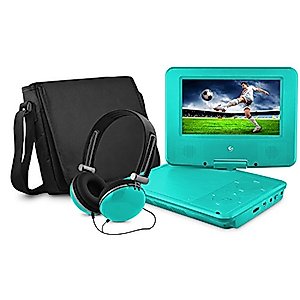 Ematic 7" Portable DVD Player with Matching Headphones and Bag - EPD707TL