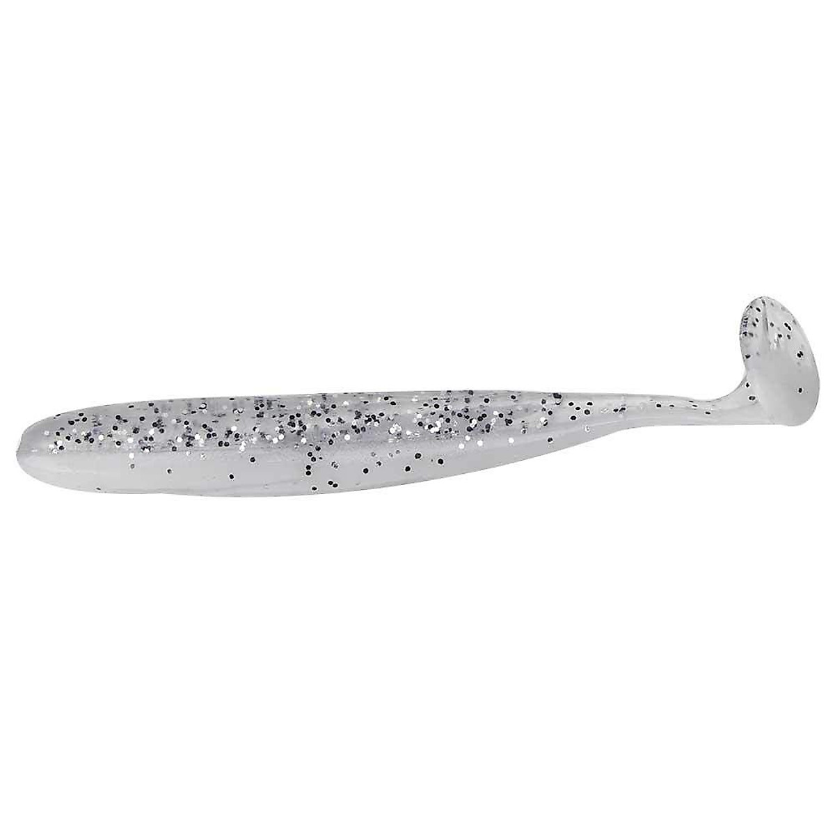 Demeras 20PCS Soft Fishing Lures Kit 7.5cm Plastic T-Tail Grub Worm Baits Artificial Fish Tackle Accessory for Freshwater Saltwater(White)