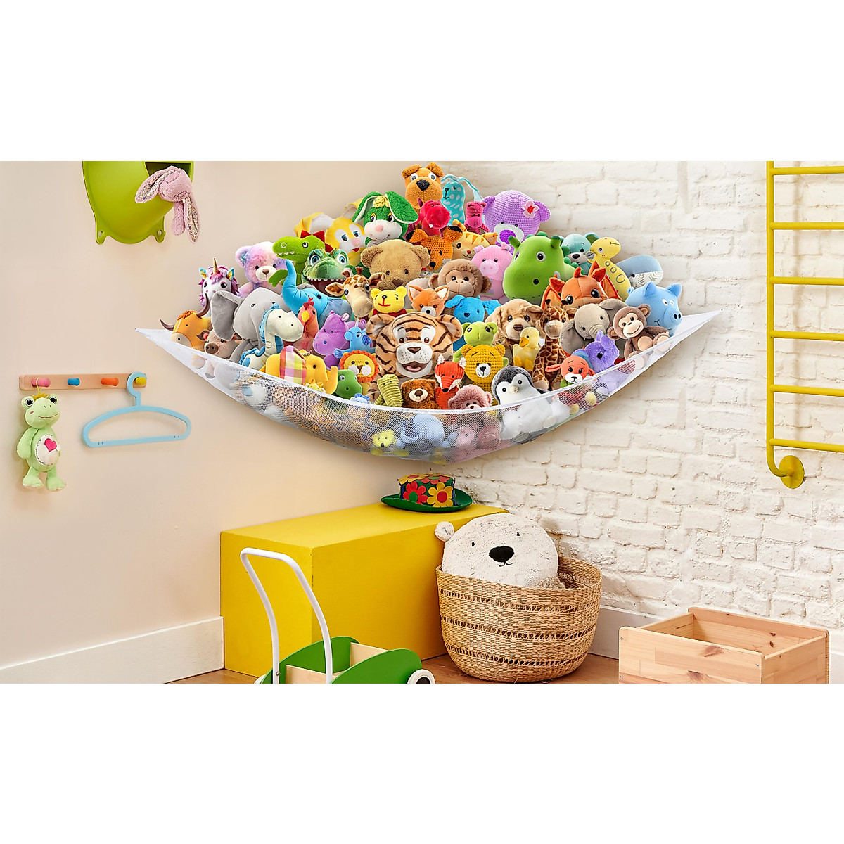 2 PK - Simplehouseware Stuffed Animal Jumbo Toy Storage Hammock
