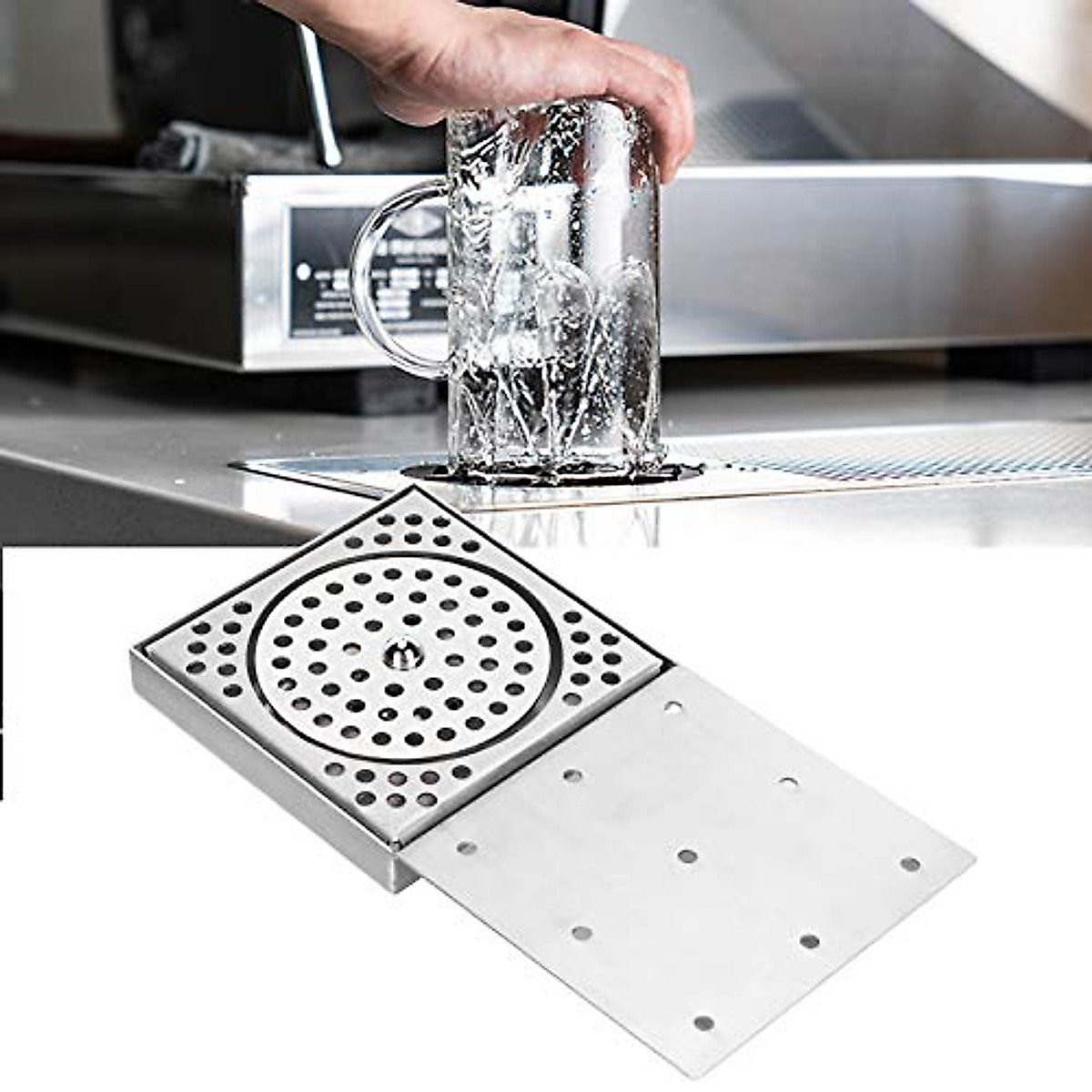 Automatic Cup Washer High Pressure Glass Washing Equipment for Home Kitchen Bar