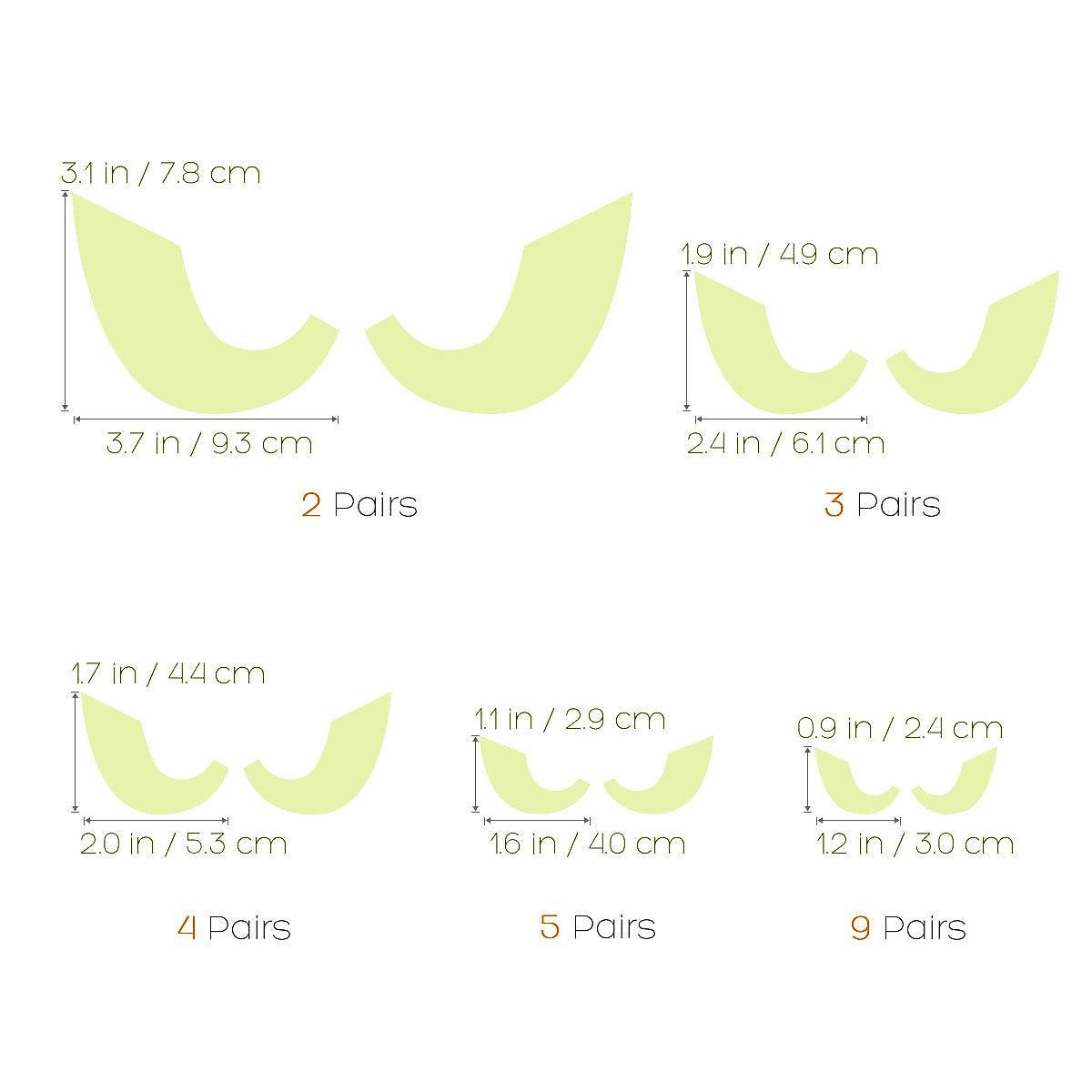 Halloween Wall Decal: Fluorescent Luminous Stickers Glow in Dark Evil Peeping Eyes Waterproof Removable Stickers for Halloween Wall, Window, Ceiling Decoration Party Supplies - 23 Pcs with 5 Sizes