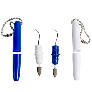 bonmall Portable Plaque and Tartar Remover Double Travel Tooth Stain Remover-Tooth Eraser Dental Teeth Kit Interdental Pick for Home Use & Outdoor