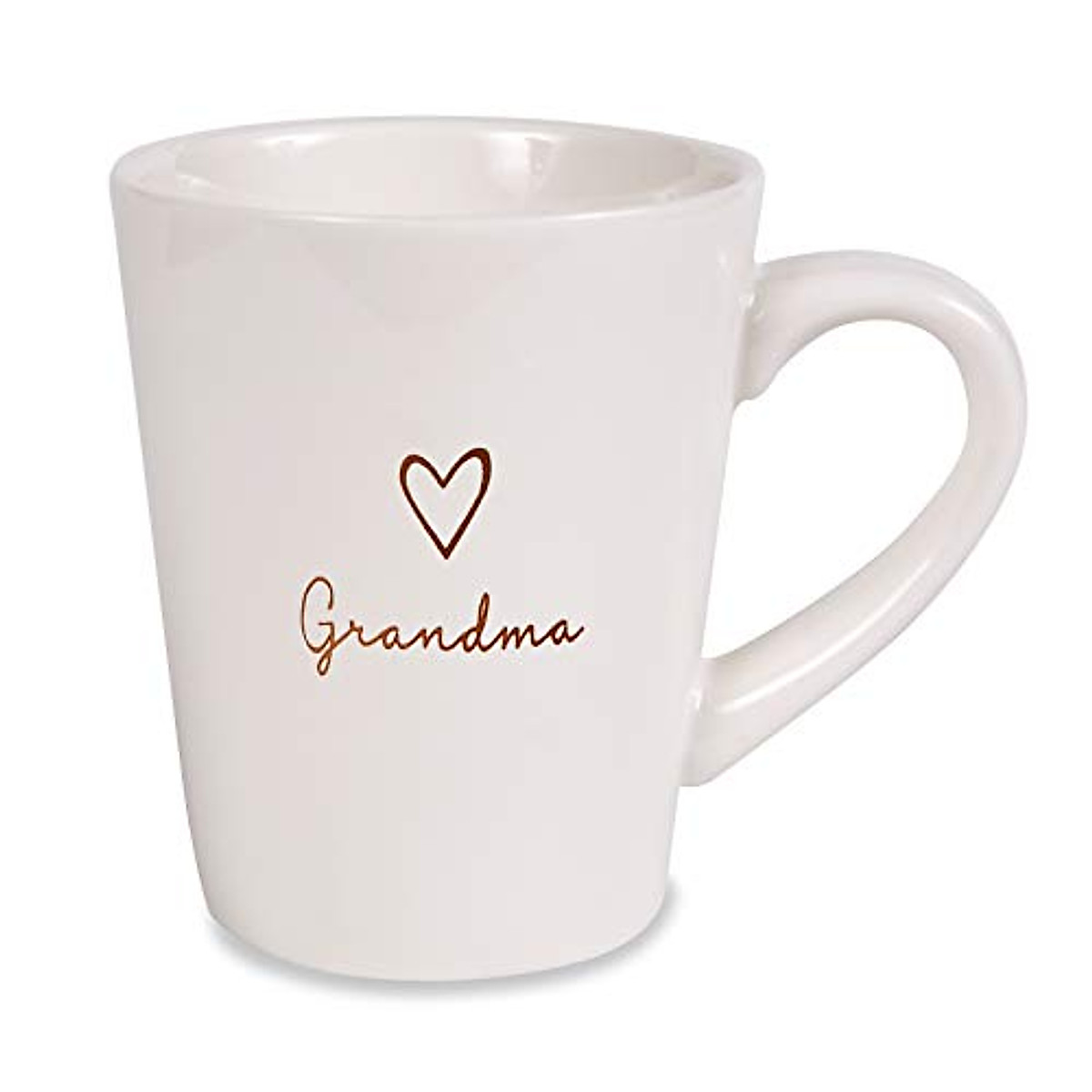 Pavilion Gift Company Stoneware 19561 Grandma Cup, 15 oz, Cream