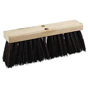 Boardwalk BWK73160 6.25 in. Polypropylene Bristles 16 in. Brush Street Broom Head - Brown