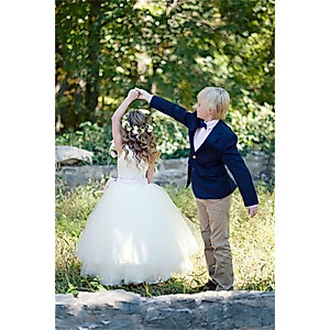 Dlynmoo Flower Crown Floral Wreath Headband Floral Crown Wedding Festivals Photo Props Headpiece TG02066