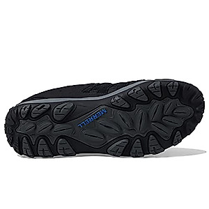 Merrell Accentor 3 Waterproof Shoes for Men - Leather and Mesh Upper, Textile Lining, and Lightweight EVA Foam Midsole Black 15 M