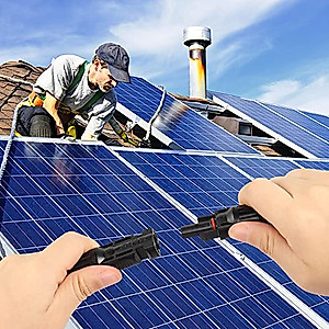 CERRXIAN 1.5m 12AWG XT60I Female to Solar Panel Power Extension Cable for Portable Power Station,Solar Generator(XT60I-F)