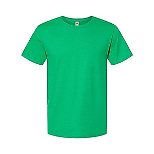 Fruit of the Loom Unisex Iconic T-Shirt IC47MR, XL, Irish Green Heather