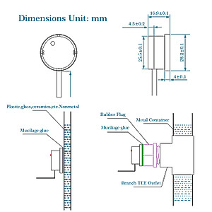 CQRobot Ocean: Non-Contact Water/Liquid Level Sensor Compatible with Arduino, Raspberry Pi and Other Motherboards. for Industrial Production, Aquarium, Chemical Liquid, Agriculture, Gardening, etc.