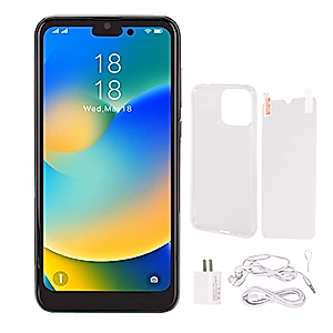 Hilitand iP14 Pro Unlocked Smartphone for 11, 4G Dual SIM Phone, 4GB 32GB ROM Cell Phones Unlocked, 6.1 HD Screen, Face Unlock, 8MP 16MP, 6800mAh, Green