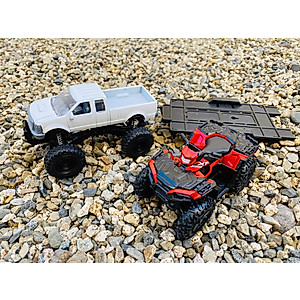 New-Ray Toy Replica 4x4 Lifted Pickup Truck with Polaris Sportsman XP1000 ATV