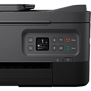 Canon Pixma TR70 Series All-in-one Color Inkjet Printer for Home Office, Print Copy Scan, 13ipm, 4800 X 1200dpi, 1.44" OLED Display, Wireless, with MTC Printer Cable