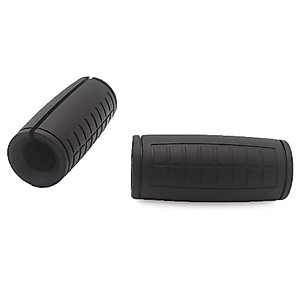 yuhqc Weight Bar Grips Fit Standard Barbell, Dumbell Handles, Thick Bar Training Adapter for Weightlifting & Cable Attachments Fitness Training Rope Grips for Body Arm Forearm Builder Strength(Black)