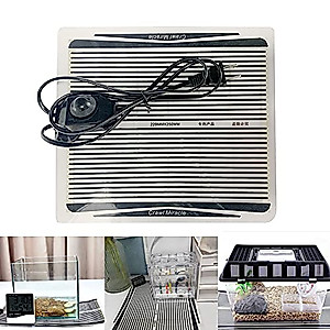 APlayfulBee Reptile Heat Pad, Adjustable Temperature Control Lizard Terrarium Heating Mat for Small Animals Snake Turtle Bearded Dragon Gecko and Plant (15W)